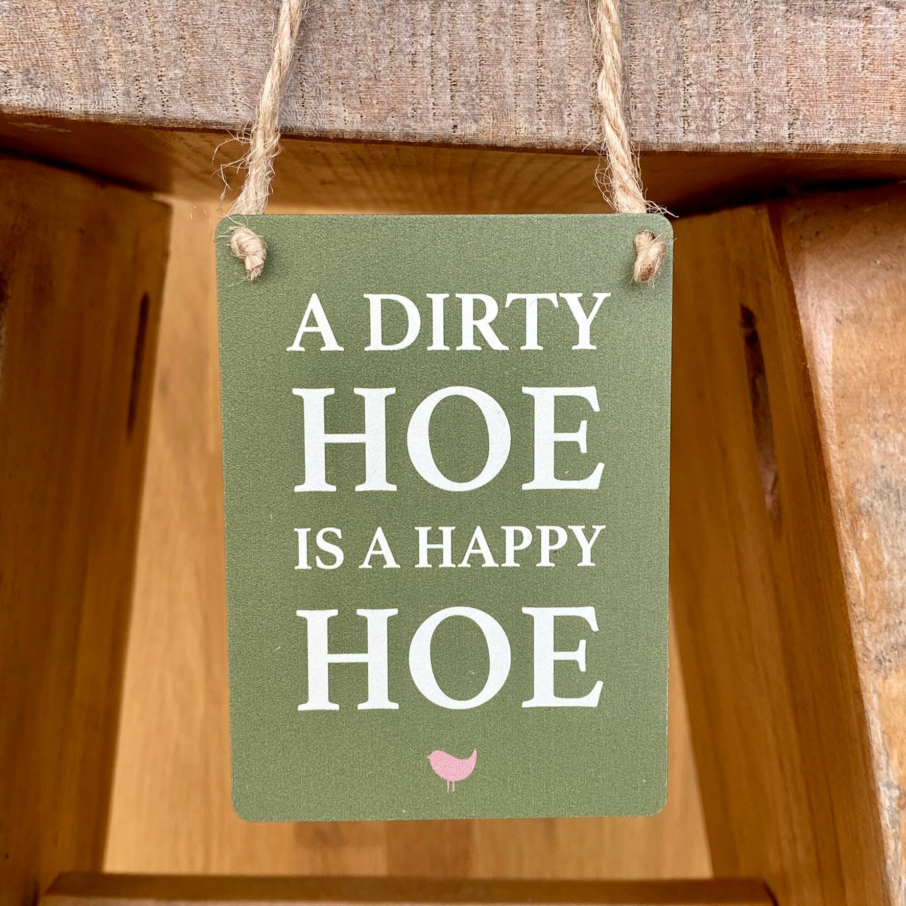 Little "Hoe" Metal Sign – Park Farm Plants